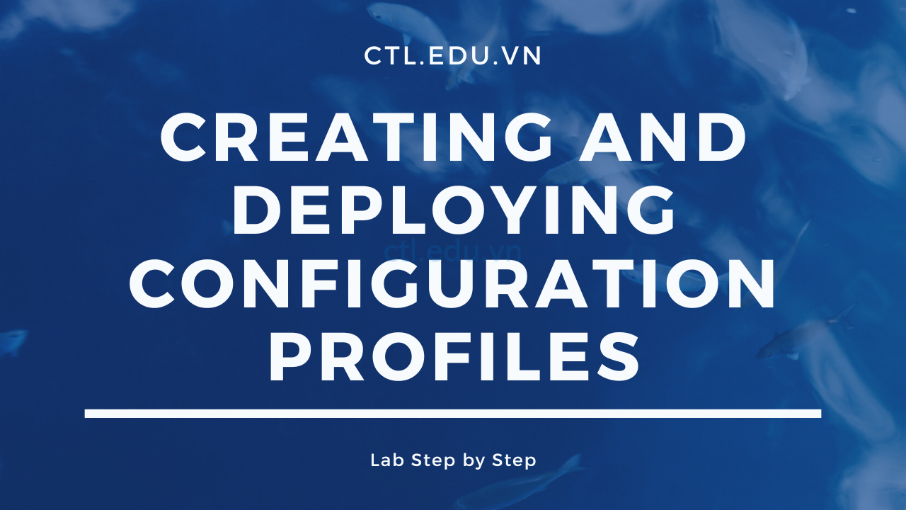 Lab Microsoft 365 – Module 18 Configuration Profiles - ctl.edu.vn