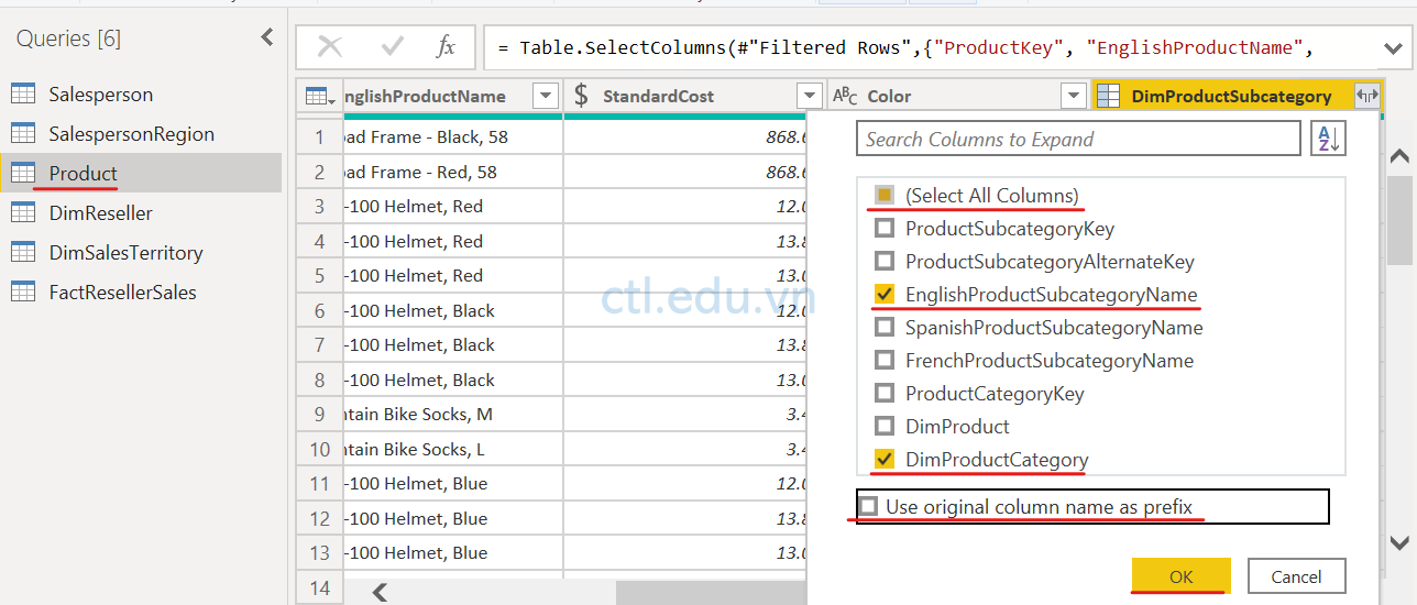 Lab Power BI - Module 3 Clean, Transform, and Load Data in Power BI