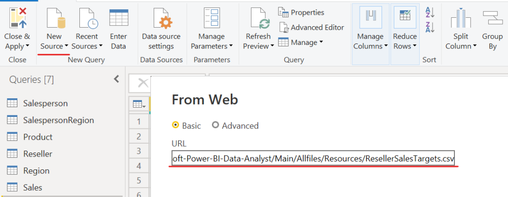 Lab Power BI - Module 3 Clean, Transform, and Load Data in Power BI